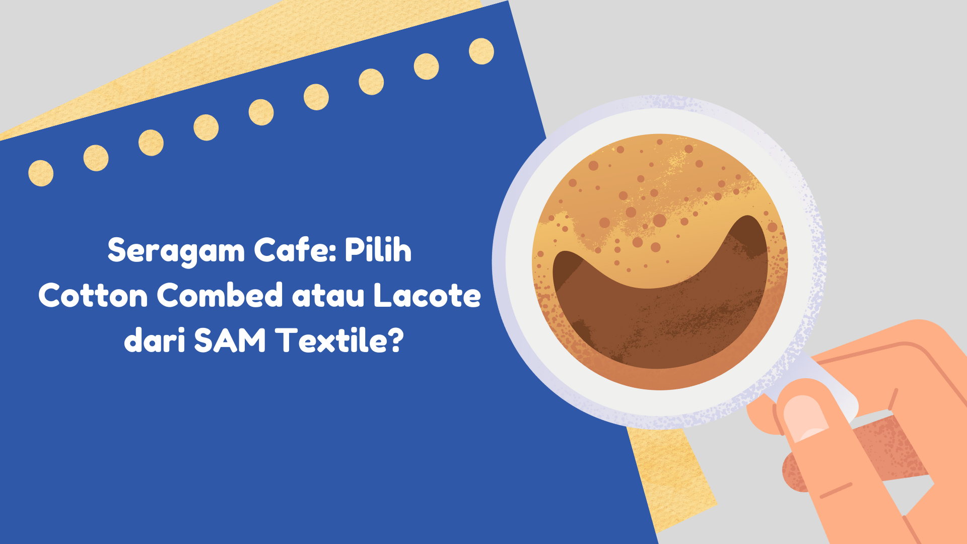 Seragam Cafe: Pilih Cotton Combed atau Lacote dari SAM Textile? – CV Samtex